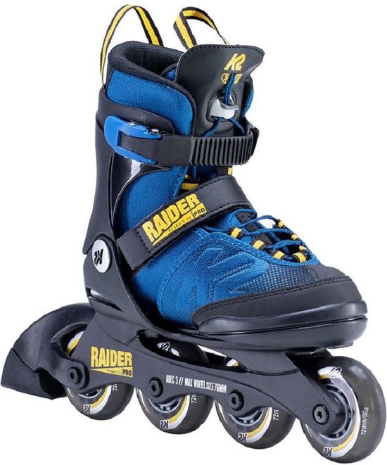 K2 Raider Pro blue/yellow M/32-37 | bol.com