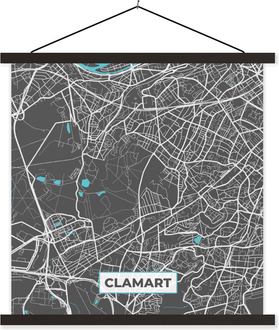 Porte-affiche avec Poster - Affiche scolaire - Clamart - France - Carte ...