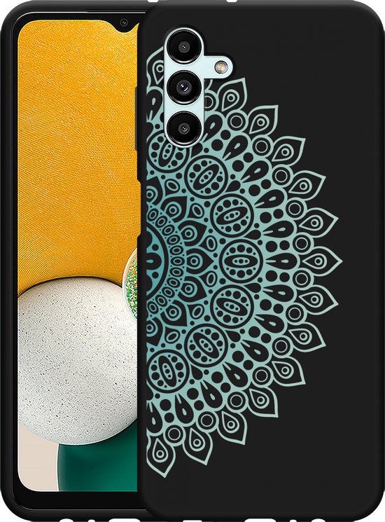 Cazy Hoesje Zwart geschikt voor Samsung Galaxy A13 5G - Turqoise ...