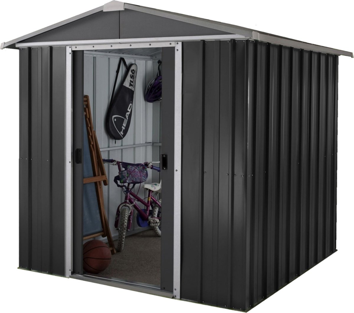 Metalen berging Yardmaster 65AEYZ (202x137cm) | bol.com