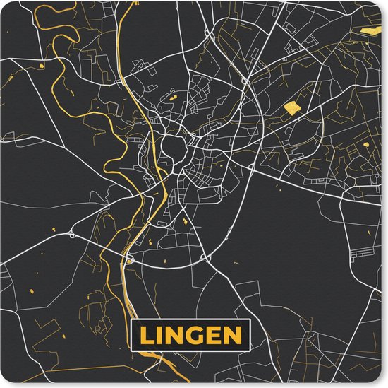Muismat Klein - Stadskaart – Plattegrond – Duitsland – Goud – Lingen ...