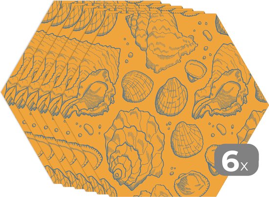 Placemats hexagon - Onderleggers placemats - Placemat zeshoek ... Placemats hexagon - Onderleggers placemats - Placemat zeshoek ...