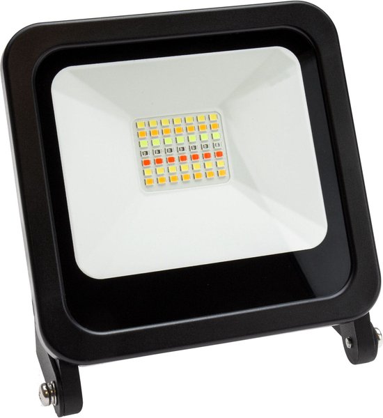 WiFi LED schijnwerper - 24W 1800lm RGB+CCT - | bol.com