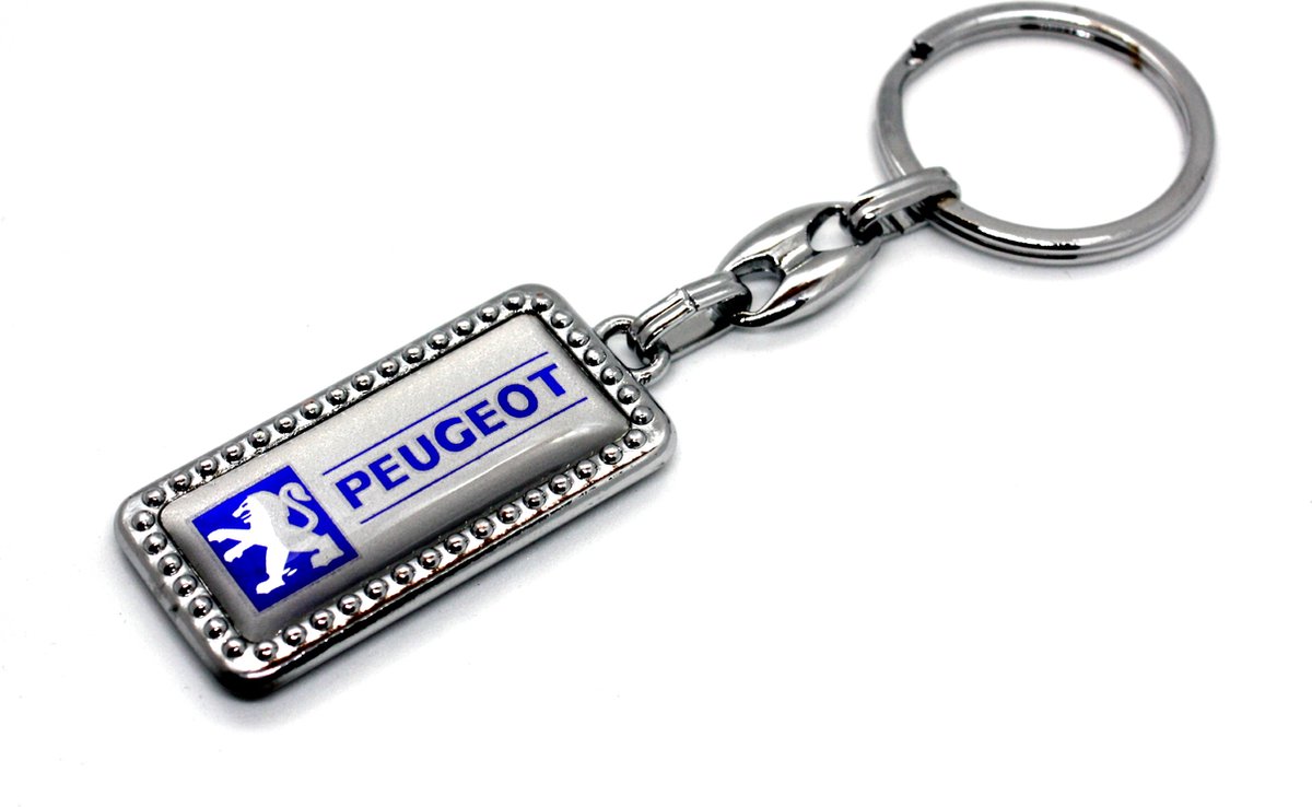 Peugeot Sleutelhanger | Metaal | Doming | Peugeot Logo | Keychain ...