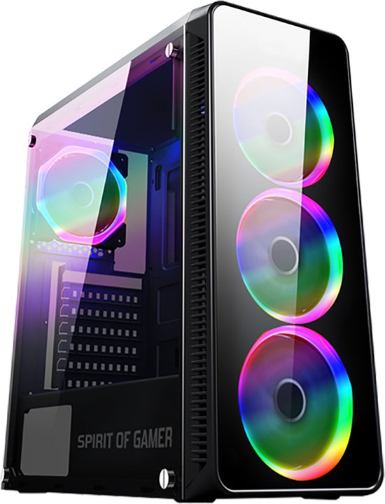 SPIRIT OF GAMER PC-behuizing, Chassis Gaming Deathmatch 7, RGB | bol.com