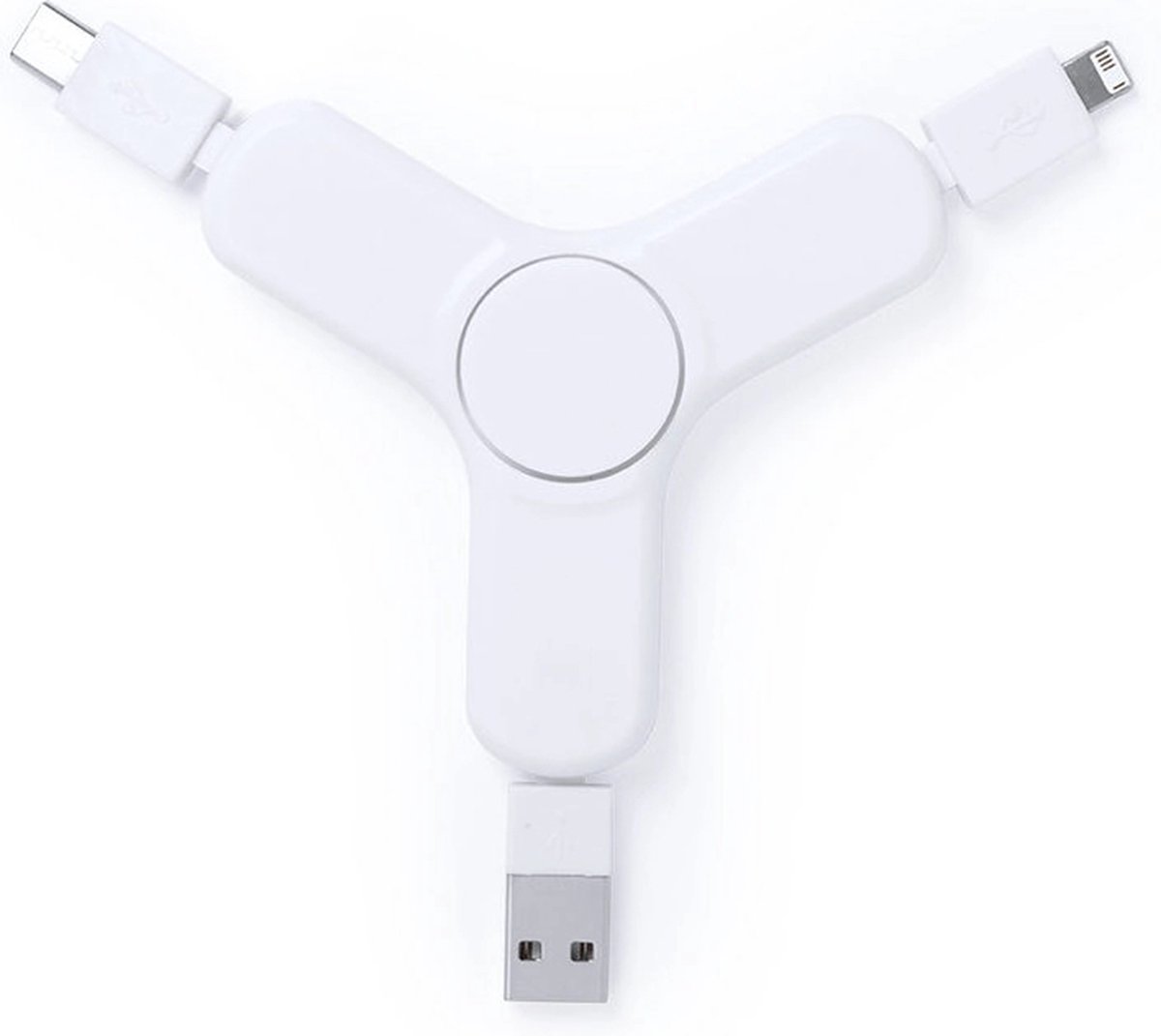 Fidget spinner met oplader | fidget toys | Micro USB + Type C ...