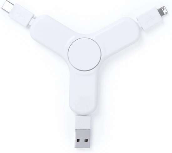 Fidget spinner met oplader | fidget toys | Micro USB + Type C ...