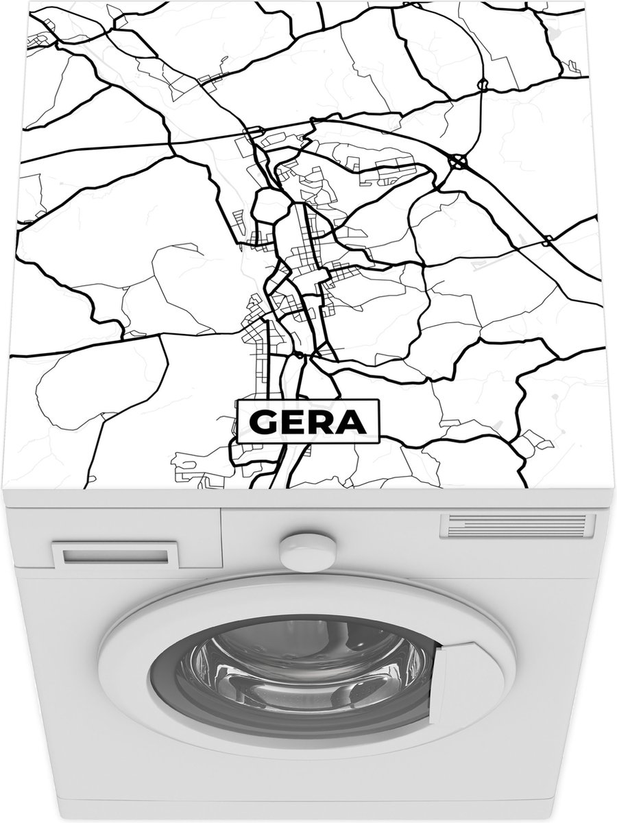 Wasmachine beschermer - Wasmachine mat - Plattegrond - Gera - Kaart ...