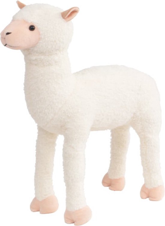 VDXL Speelgoedalpaca staand XXL pluche wit | bol.com