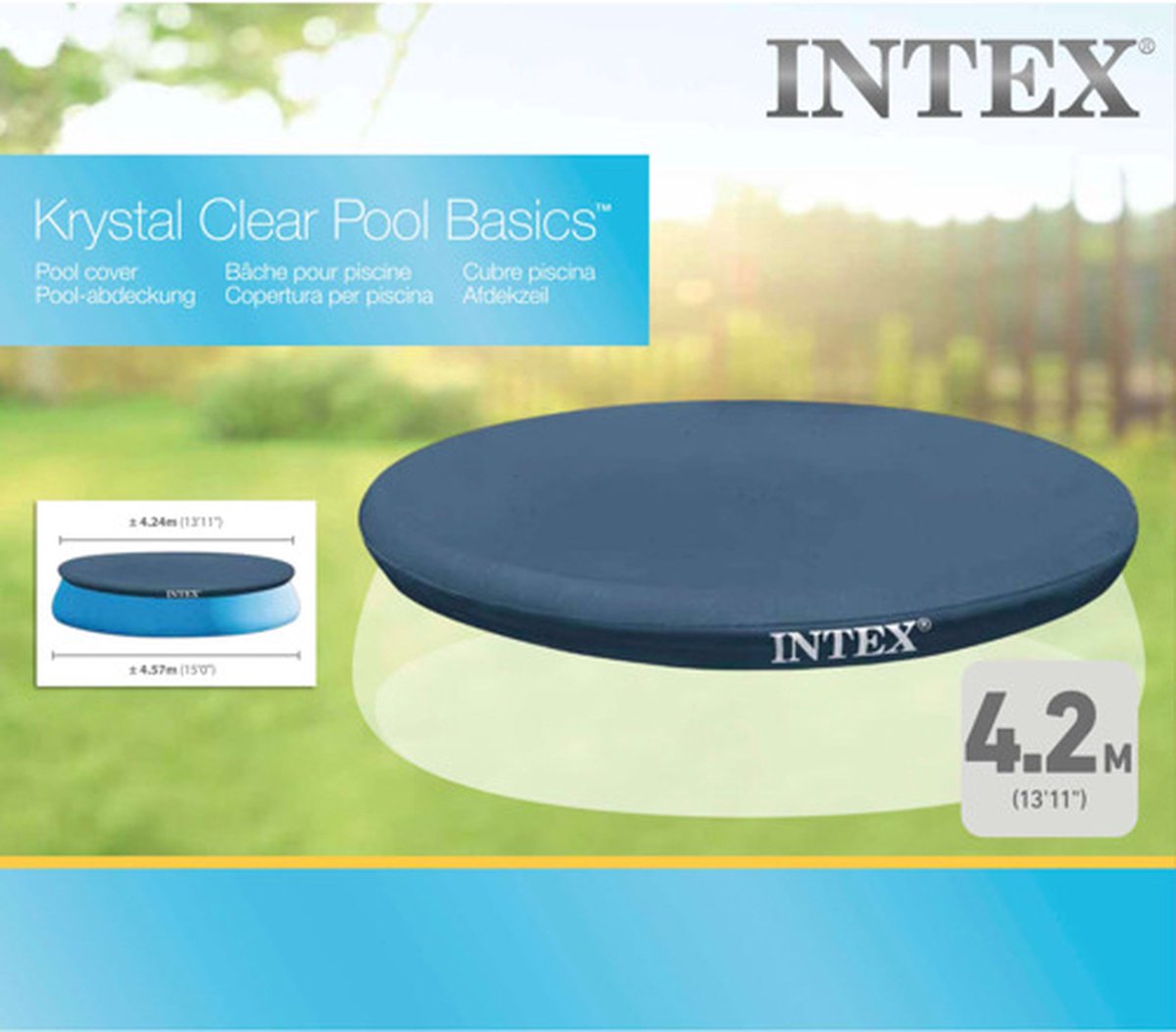 Intex Easy Set 28023 Afdekzeil Zwembad 457cm | bol.com
