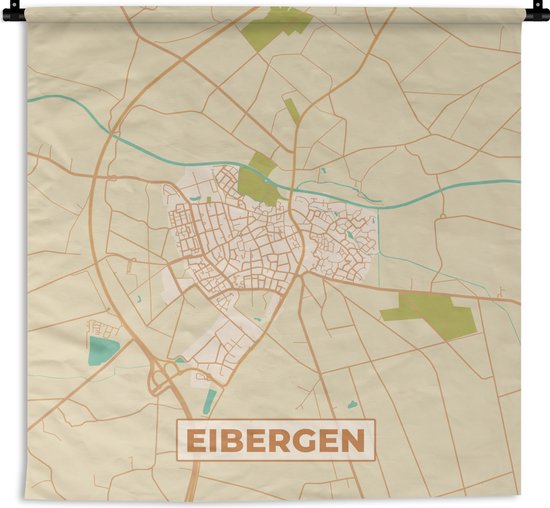 Wandkleed - Wanddoek - Eibergen - Plattegrond - Kaart - Stadskaart ...