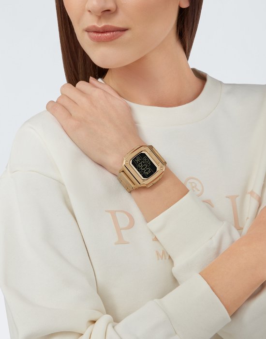 Philipp Plein - Unisex Horloge Hyper Shock - Goud | bol