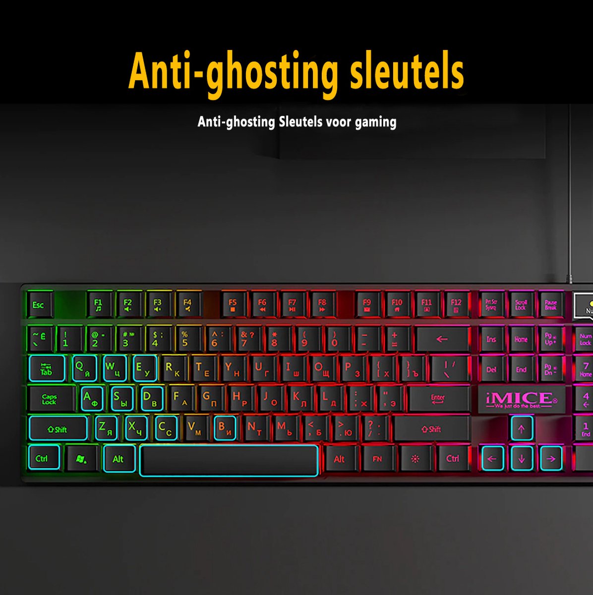 Giving® Toetsenbord - Gaming Toetsenbord - RGB Toetsenbord ...