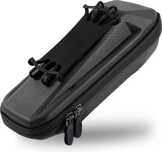 Mobigear Telefoonhouder Fiets Frame | Mobigear Zipper Bag Klem Zwart | bol