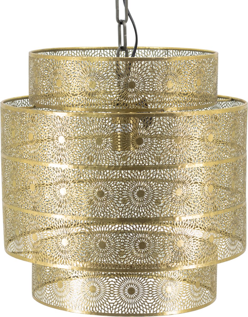 Hanglamp goud - gold - Kolony - 39x39x38.5cm | bol.com