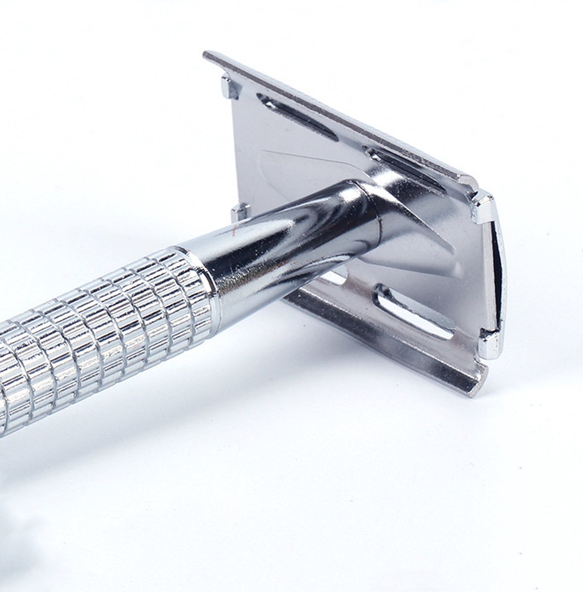Safety Razor (Zilver) - Roestvrij Staal - Inclusief 20 Scheermesjes ...