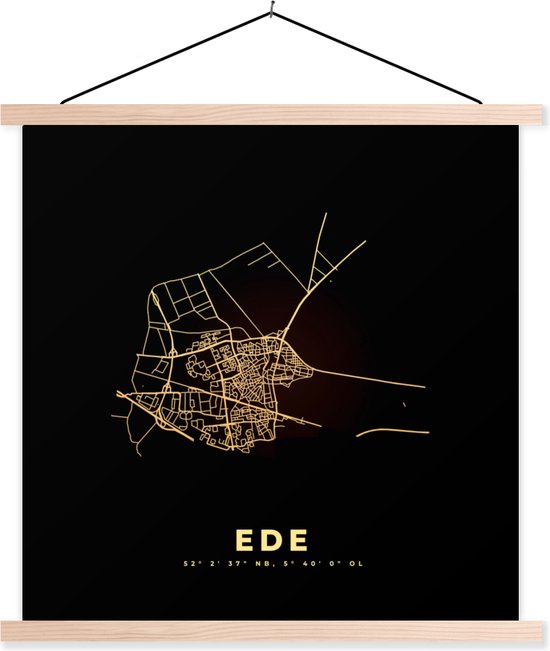 Posterhanger incl. Poster - Schoolplaat - Ede - Stadskaart - Kaart - Plattegrond -... | bol
