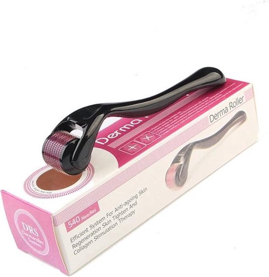DermaSyis Dermaroller 540 naalden - Derma Roller met Titanium naalden ...
