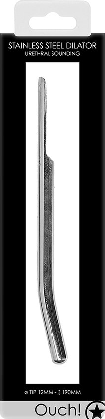 Urethral Sounding - Metal Dilator - 12mm - Urethral Toys silver | bol.com