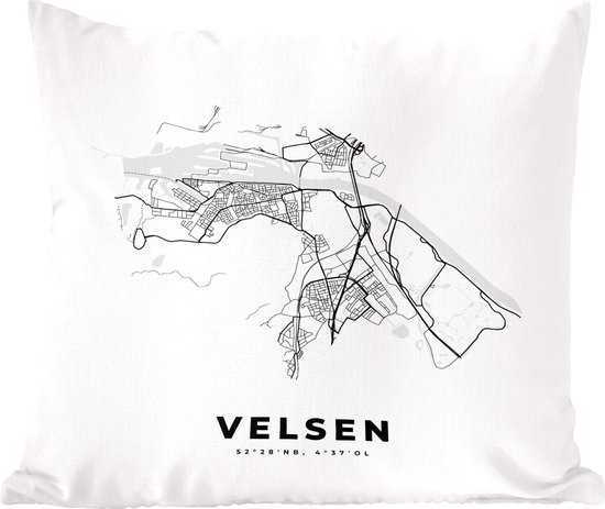 Sierkussens - Kussentjes Woonkamer - 50x50 cm - Plattegrond – Velsen ...