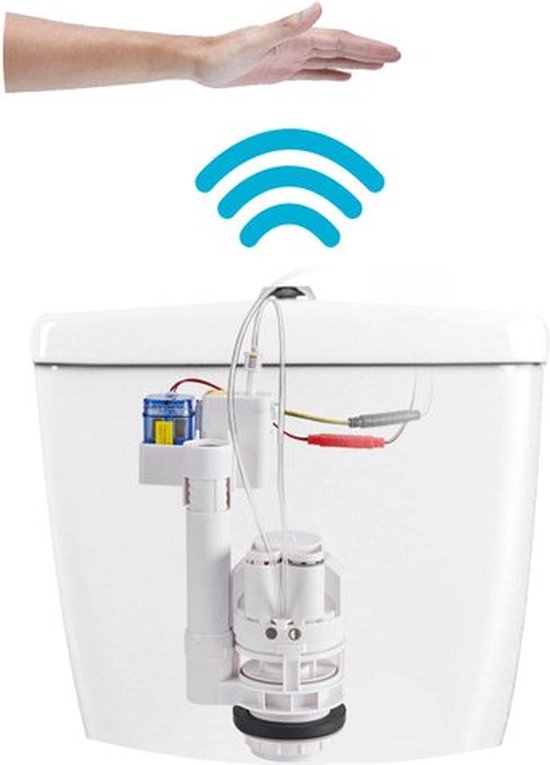 Nemo GO infrarood sensor gestuurde spoelknop voor in duoblokreservoir ...
