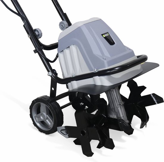 Elektrische ploegmachine / hakfrees met 6 frezen en een werkbreedte van ...