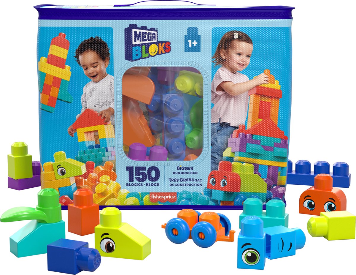 Mega Bloks Bouwtas - 150 blokken | bol.com