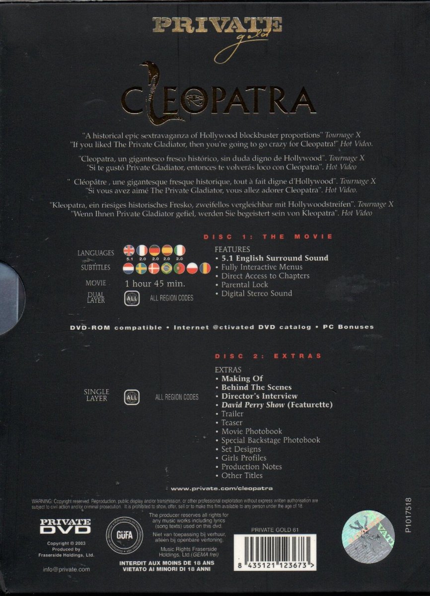 Cleopatra (Dvd), Sandra Russo | Dvd's | bol.com