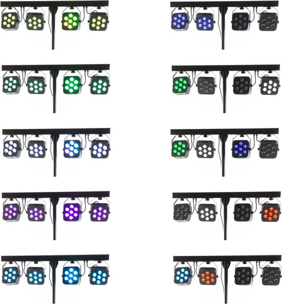 lightmaXX Platinum CLS-3 MkII 28x 8W RGBW - Met LED-spotlights | bol.com