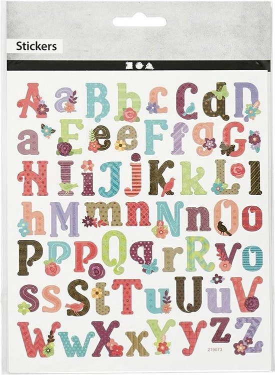 Stickers - letters | bol.com