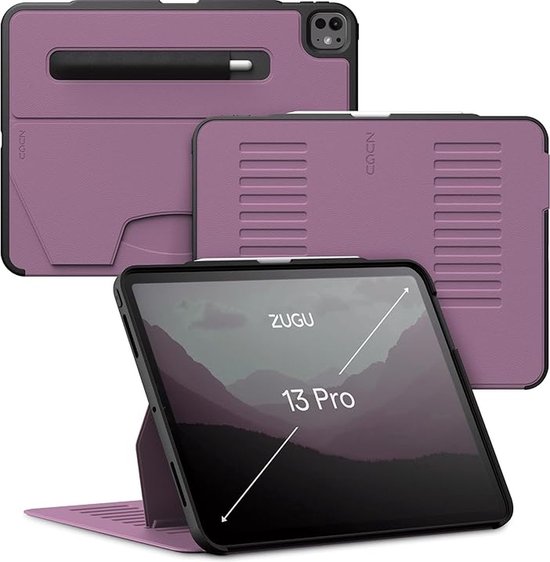 Zugu case Hoesje iPad Pro 13 (M4-M5) – Verstelbare Magnetische ...