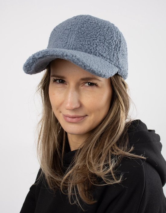 Teddy Cap | eindbaas - Teddy Cap | | Kleur Blue Grey | bol