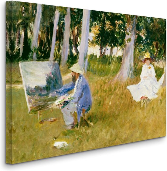 John Singer Sargent - Monet Painting Woods - Monet schildert bossen ...