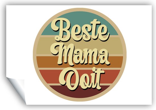 Beste Mama Ooit Poster - Moeder - Foto - Print - Groot - Canvas | bol