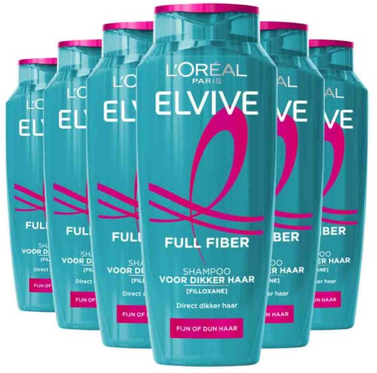 L'Oréal Paris Elvive Full Fiber Shampoo - Fijn/dun haar - Met Filloxane ...