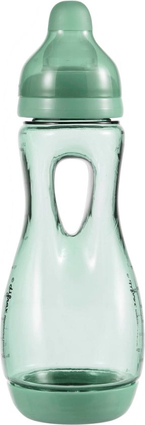 Difrax Handgreep S-babyfles - 240 ml - Groen - 1 Stuk | bol