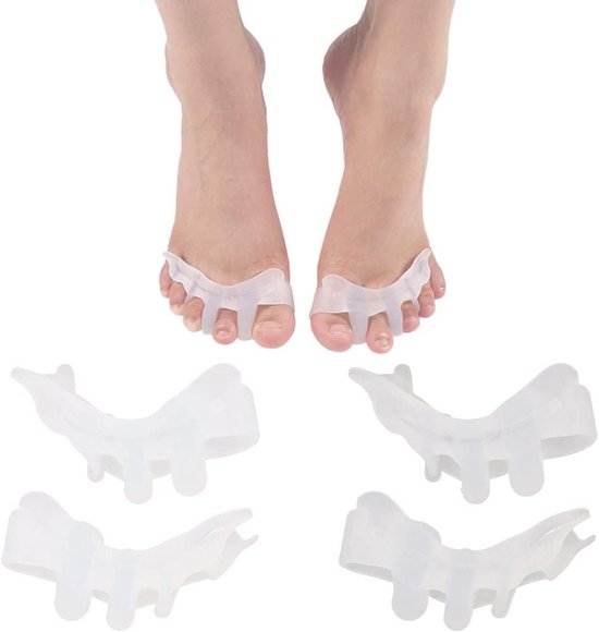 Toe Spreader - Toe Divider - Toe Straightener - Hallux Valgus Corrector ...