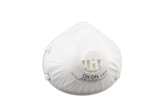 Stofmasker OX-ON FFP2 NR D uitademventiel - 20 stuks | bol