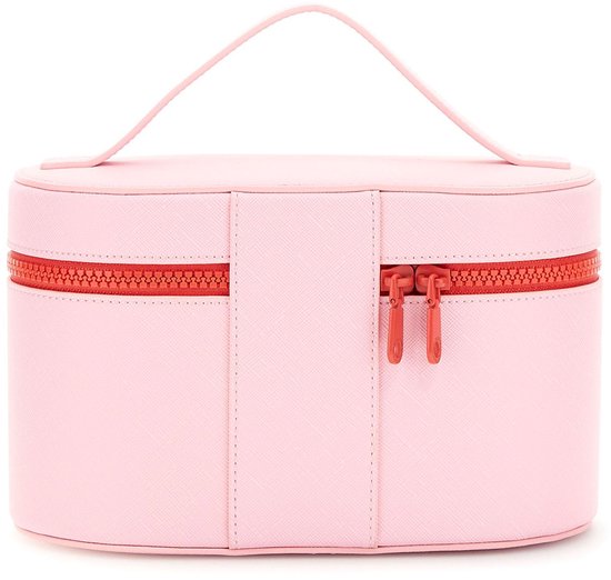 GUESS Cosmetische tas Beauty Case Pink Multi Roze | bol