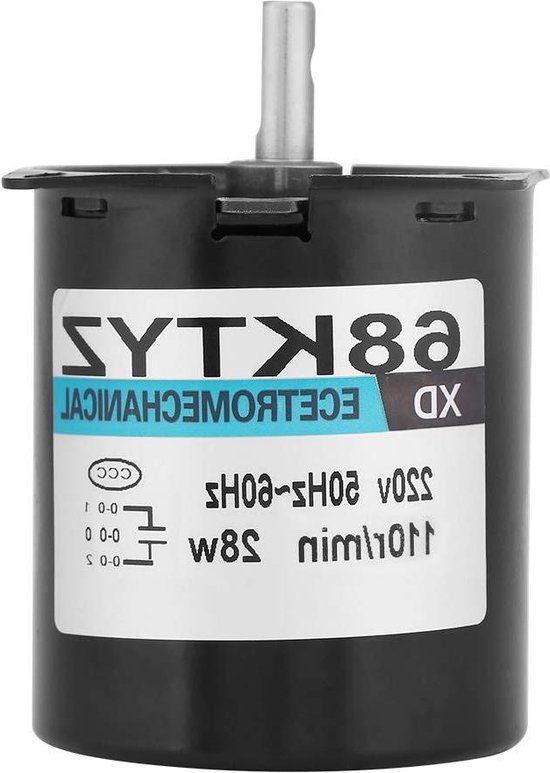 Metalen Permanente Magneet Elektromotor 230v Motor 120 RPM ...