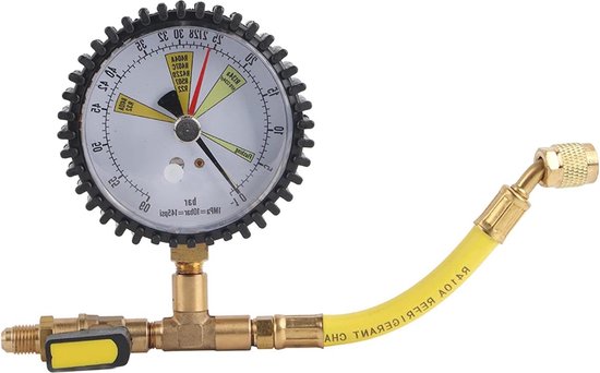 Manometer Airco Stikstof Druktest Meter - 1/4 SAE inch - 80 mm ...