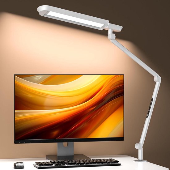 Led-bureaulamp - hoge helderheid - lichtsterkte 1100 lumen - wit | bol