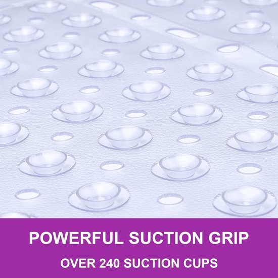 XL Douchematten voor douches, antislip, 70 x 70 cm, badmat en douchemat ...
