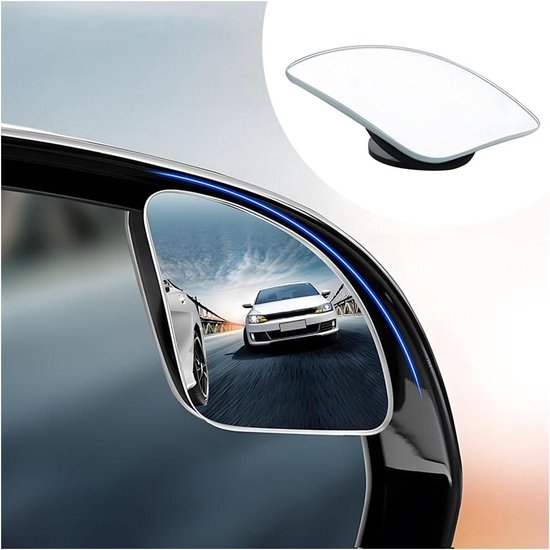 Echt Glas Doodhoekspiegel Auto - Dode Hoek Zijspiegel 360° Groothoek ...