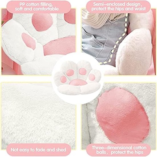 Schattig Kattenpoot Kussen - Stoelkussen, Lui Bankkussen ...