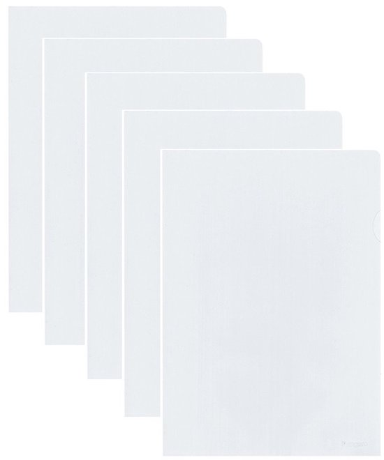 40x stuks documenten Insteekmapjes - transparant - A4 formaat - 21 x 30 ...