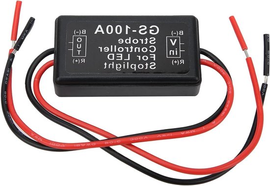 Stroboscoopbesturingsmodule voor led-remlicht achterlicht 12-24 VDC ...