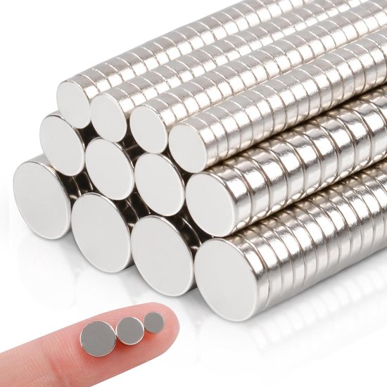 Sterke Mini-magneten - Neodymium magneten 100 stuks 5 x 1 mm - 110 ...
