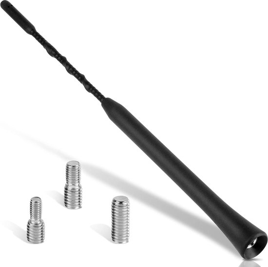 Autoantenne met versterker - 23 cm - universeel - kort - autodak - AM ...