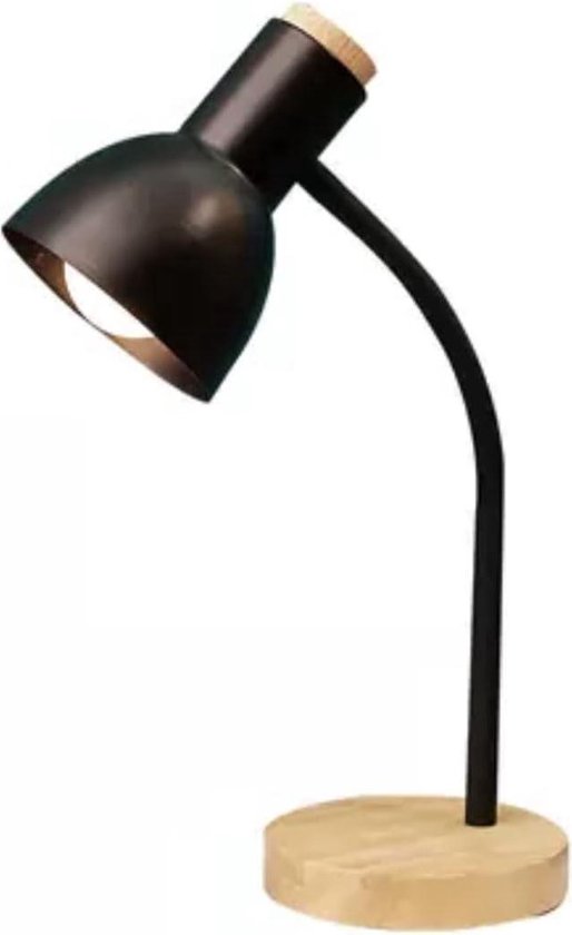 Argos bureaulamp - design met hout - ideaal voor kantoor en slaapkamer ...